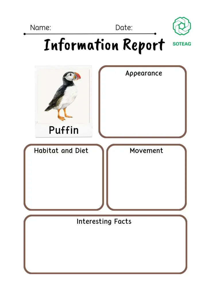 Research your chosen animal – SOTEAG
